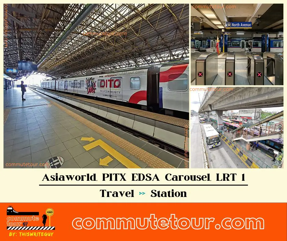 Pitx Edsa Carousel Asiaworld Lrt 1 Extension Station Philippines 2023